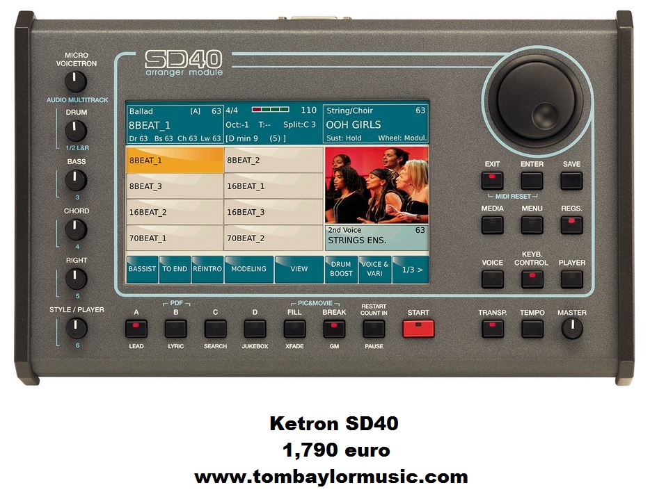 Ketron SD40 | Tom Baylor Music Centre Fermoy